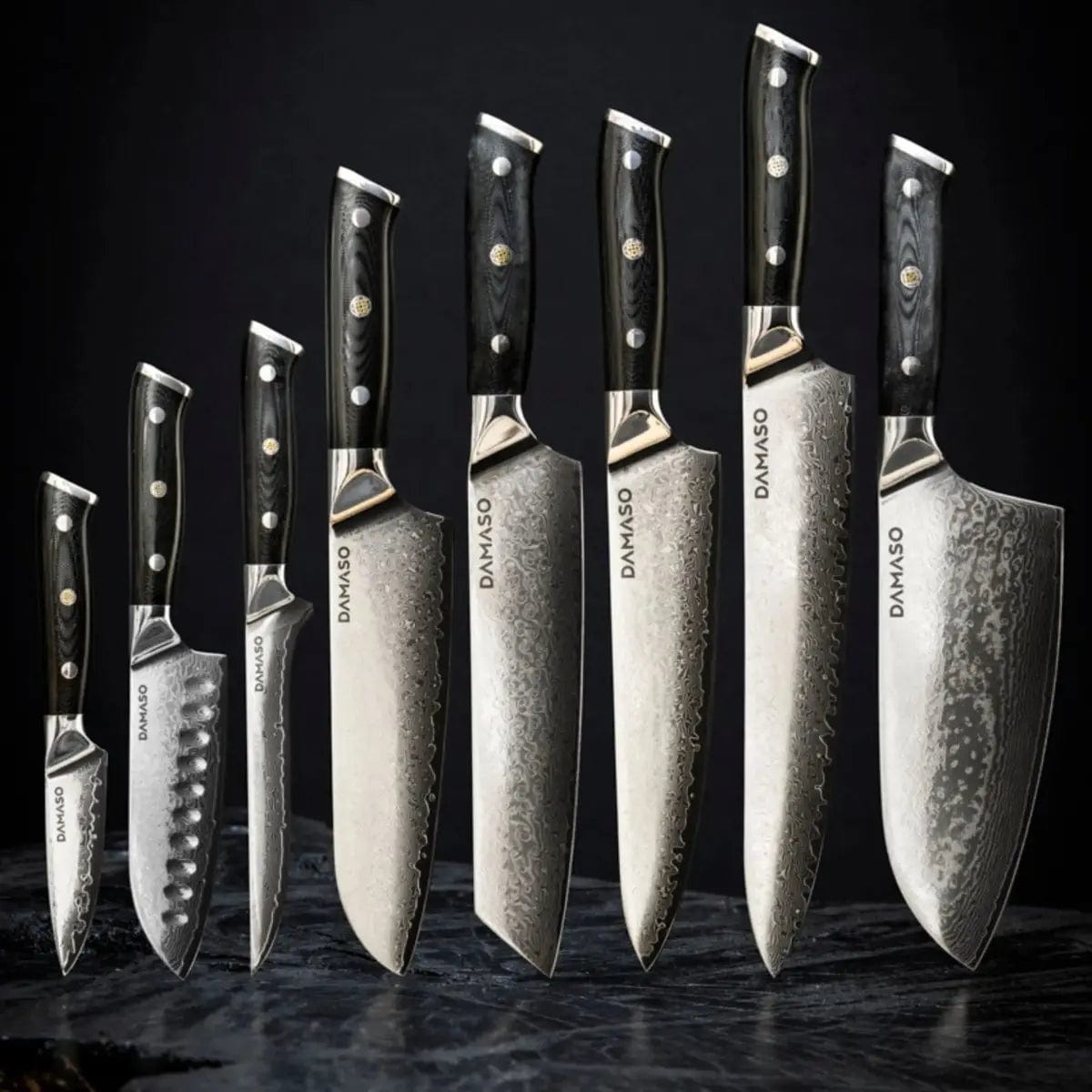 Starter-Sets – Premium Damastmesser für Deinen Einstieg – Damaso